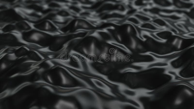 Smooth Silk Wavy Flow, Black Cloth. Abstract Dark Noise Stock ...