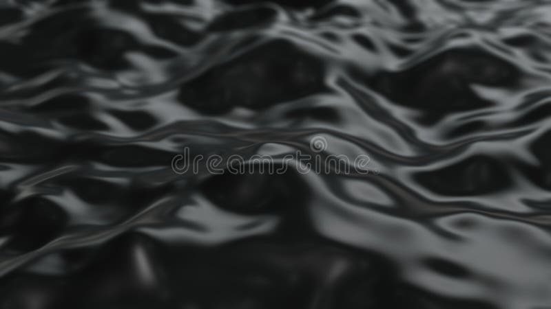 Smooth Silk Wavy Flow, Black Cloth. Abstract Dark Noise Stock ...