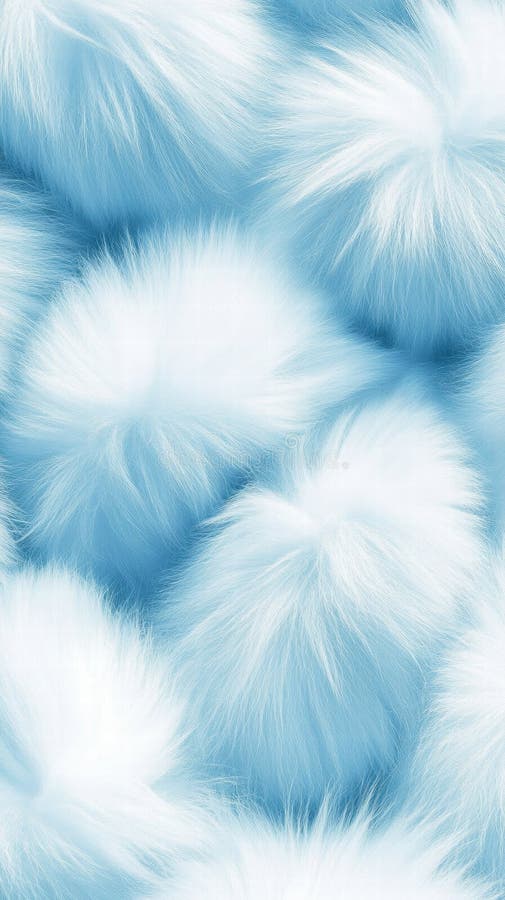 Smooth Silky Fur Balls Create an Elegant Wallpaper Design in a ...