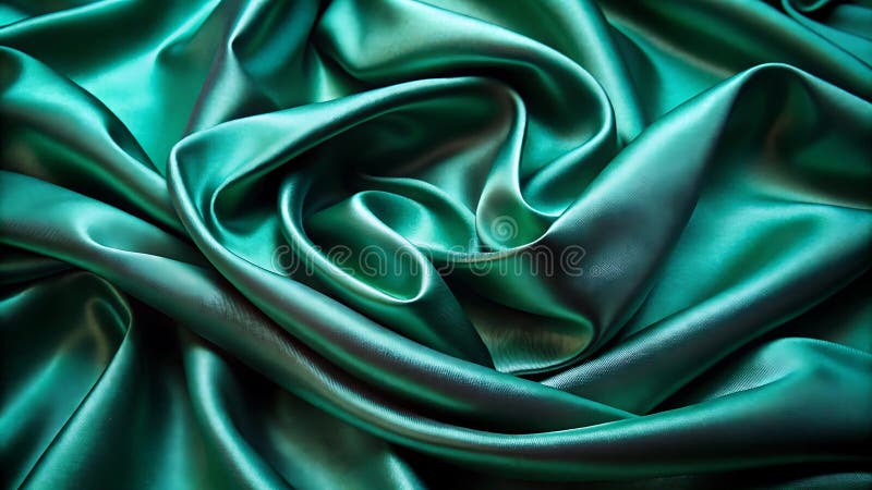 Smooth Silky Texture with Deep Emerald Gradient Stock Image - Image of ...