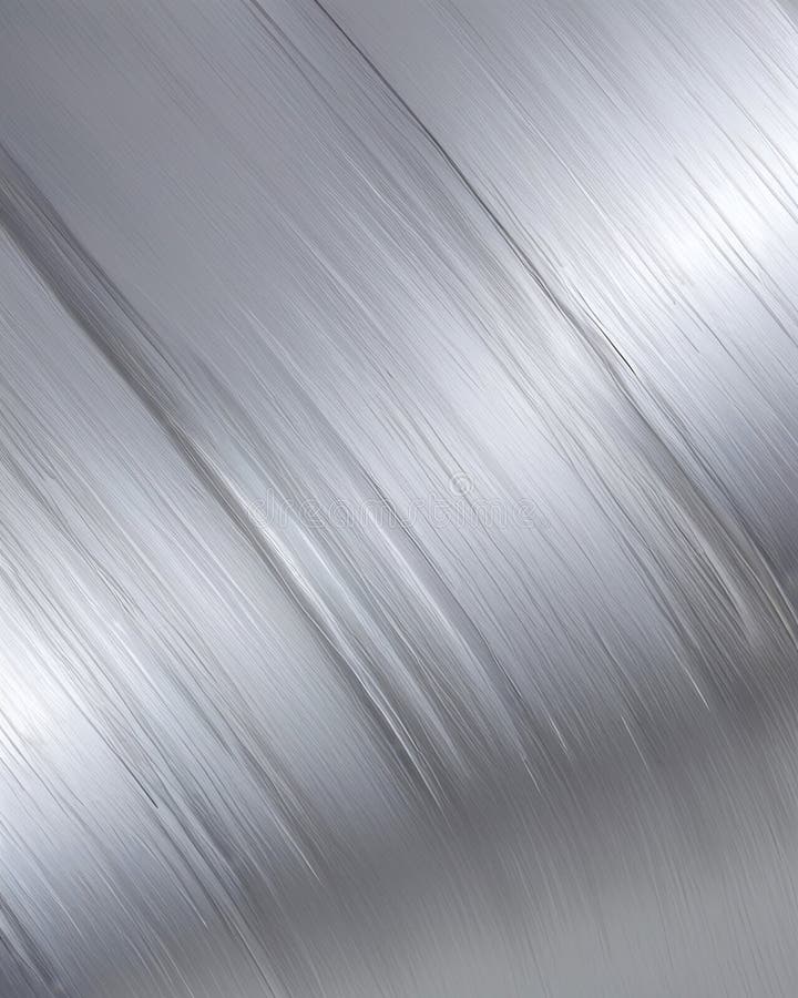 Smooth, Silver Aluminum Surface with Bright Highlights Stock ...