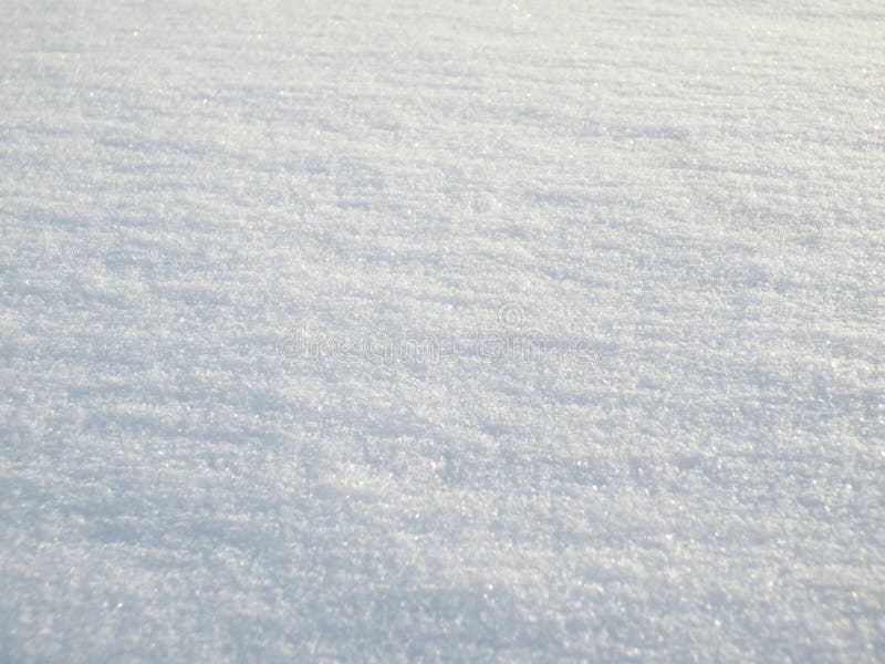 Smooth Snow Surface in Winter Stock Image - Image of december, shiny ...