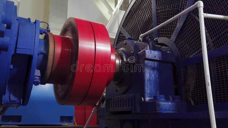 Smooth Start of the High-voltage Electric Motor. Rotation of the ...