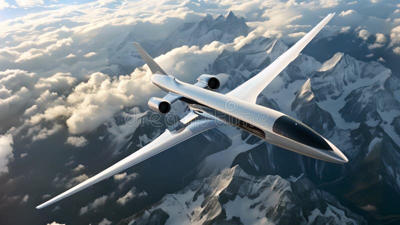 The Smooth and Streamlined Exterior of the Plane Allows for Efficient ...
