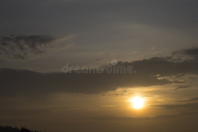 Smooth Sunset stock image. Image of rain, grey, clouds - 106994645