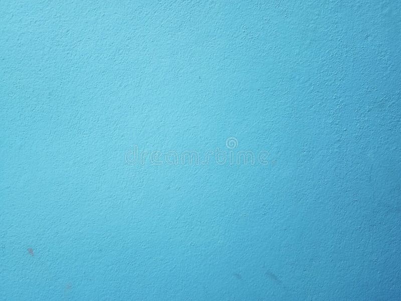 Smooth Surface Blue Cement Wall Background Stock Photo - Image of paint ...