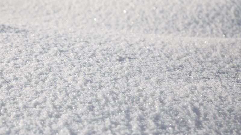Smooth Surface of Clean Fresh Snow. Snowy Ground. Winter Background ...