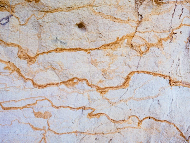 Smooth Surface of Layered Sandstone Sediment Rock. Colorful Sandstone ...