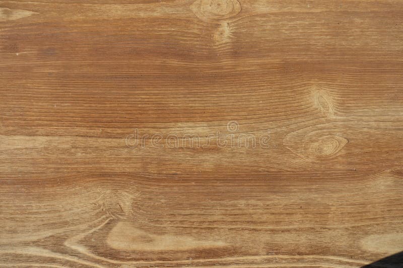 Smooth Surface of Brown Polished Wooden Plank Stock Photo - Image of ...