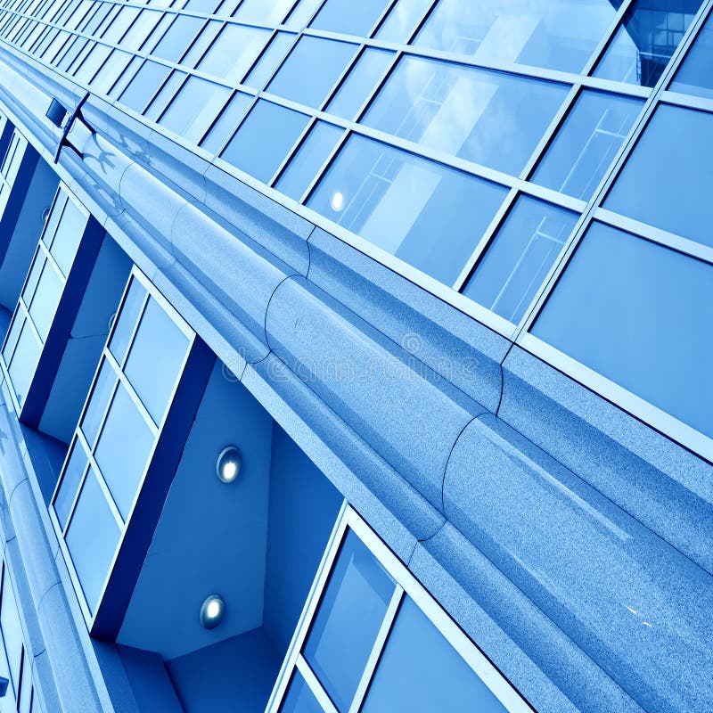 Smooth Surface of Panoramic Modern Buildings Stock Image - Image of ...