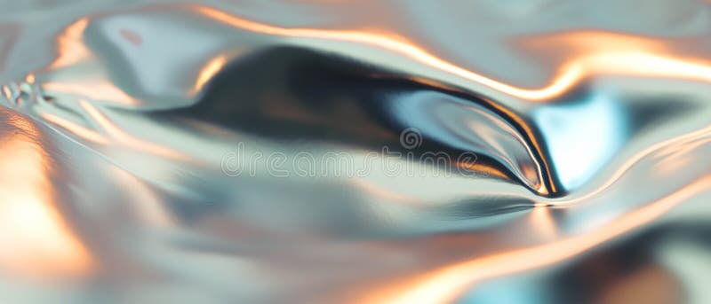 Smooth Surface of Pearlized Aluminum with Subtle Shimmer and Flowing ...