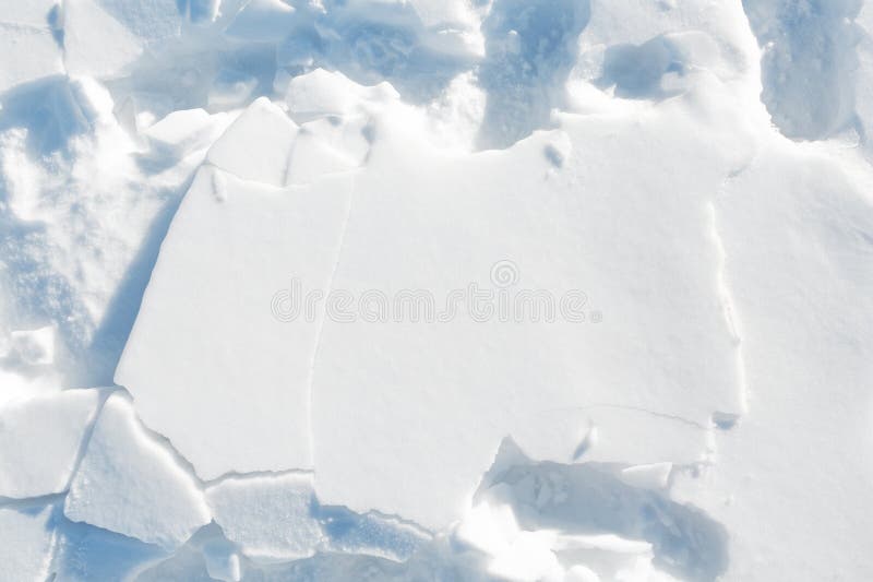 Smooth Surface of Snow in Natural Conditions Stock Photo - Image of ...