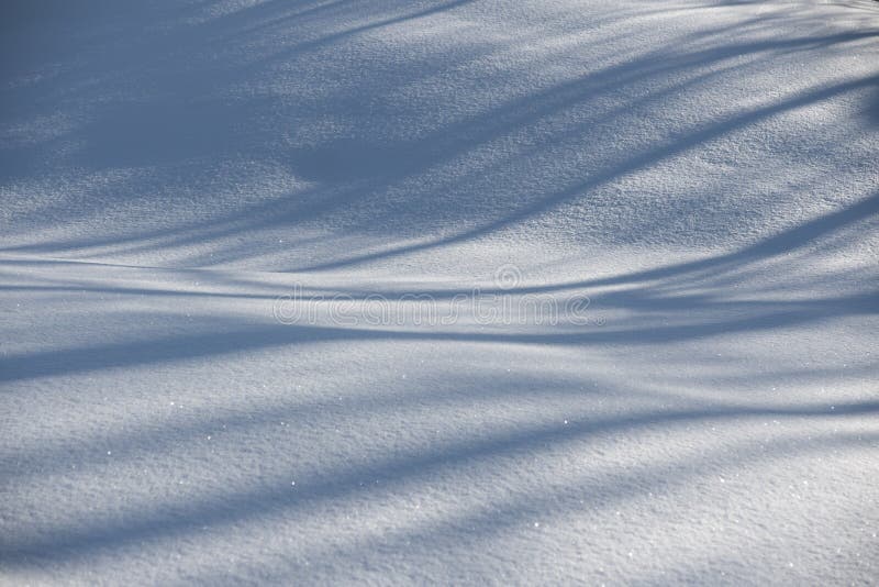 Smooth Surface of Untouched Snow Stock Photo - Image of sunshine ...