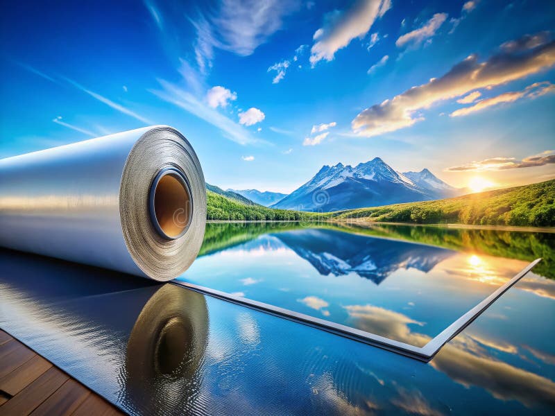 Smooth Surface Waterproof Membrane Roll for Durable Roofing ...