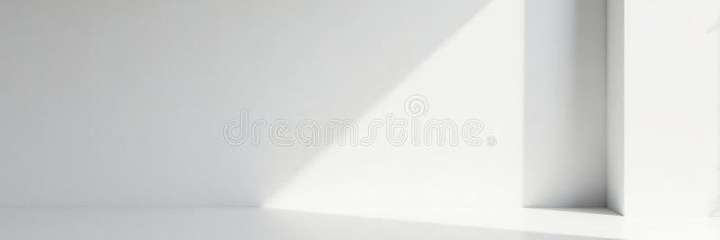 Smooth Surface of White Wall with Subtle Sheen, Minimalist, Flat, Clean ...