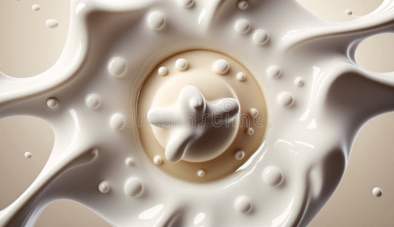 Smooth Swirling Liquid - Generative AI. Generative Ai Stock Photo ...