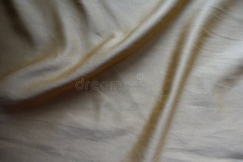 Smooth Tan Artificial Suede Fabric in Soft Folds Stock Image - Image of ...