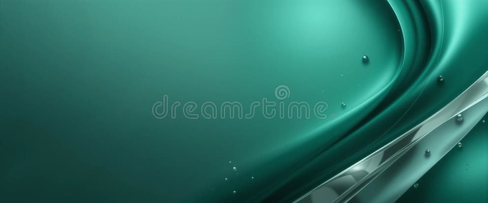 Smooth Teal Abstract Design with Flowing Shapes and Soft Gradients ...