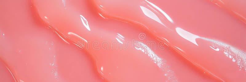 Smooth Texture of Light Creamy Pink Gel Showcasing Subtle Soft Sheen ...