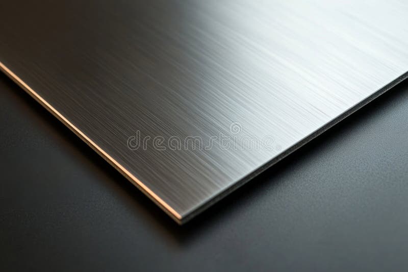 A Smooth Titanium Sheet with a Matte Finish and Subtle Gradients of ...