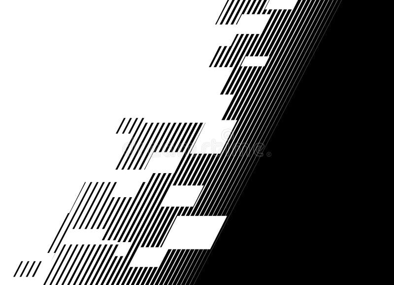 Smooth Transition from Black To White Abstract Pixels and Thin Straight ...