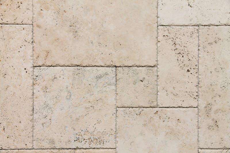 Natural Italian Stone. Smooth Travertine Surface. a Sample of Wall ...