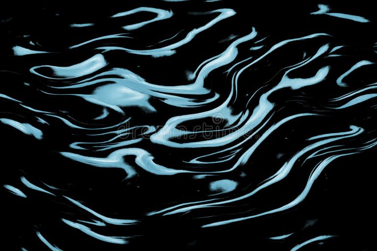 Smooth Turquoise Liquid Surface Creating a Mesmerizing Abstract Pattern ...