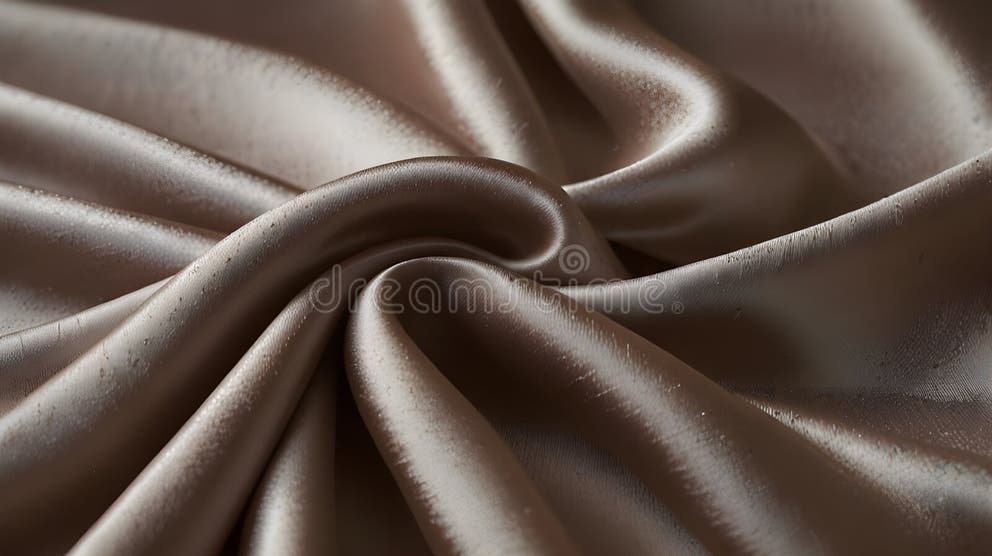 A Smooth, Undulating Silk Fabric Creating Soft, Flowing Waves Stock ...
