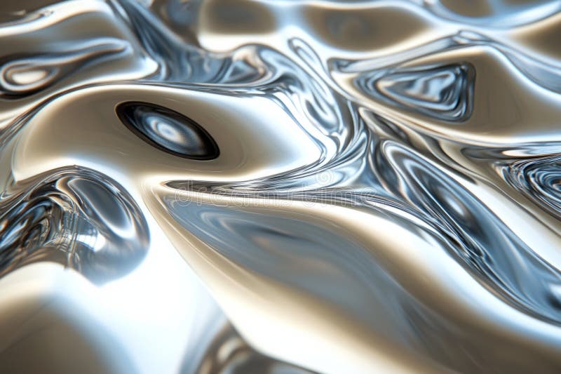 Smooth, Undulating Surface of Liquid Metal Creates Mesmerizing ...