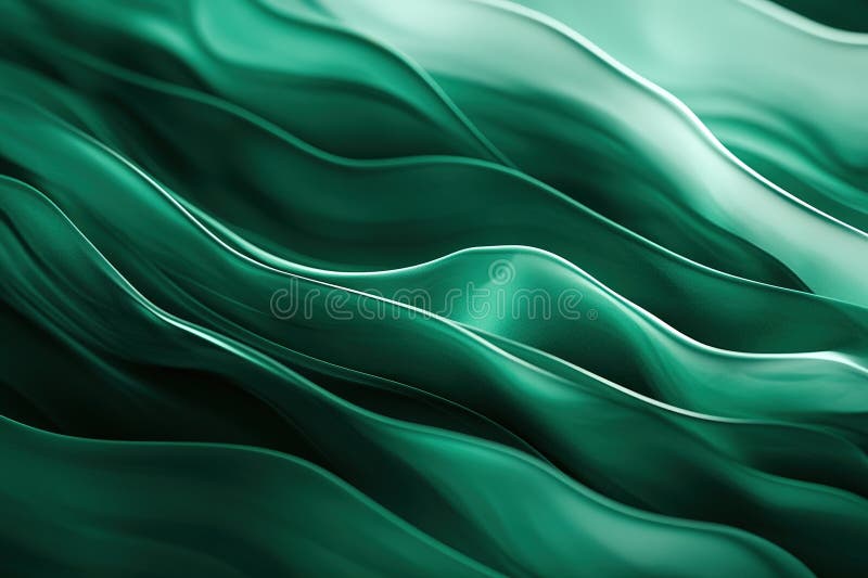 Serene Green Gradient: Abstract Background for Design Projects ...