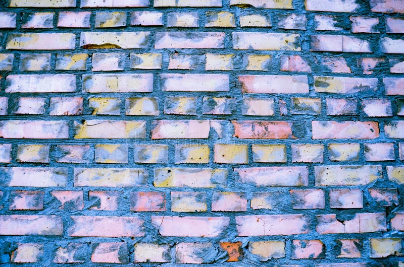 Smooth wall made of bricks stock photo. Image of stone - 94912928