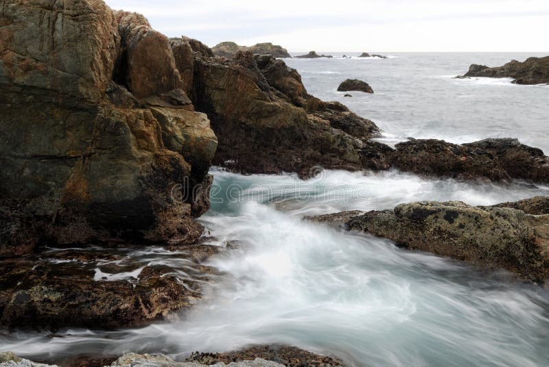 Smooth Water stock image. Image of salt, rock, california - 4735615