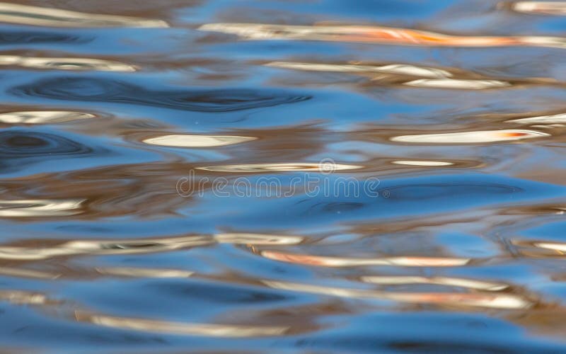 Smooth Water in the Sea in the Rays of Sunset Stock Image - Image of ...