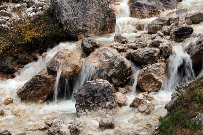 Waterfall the rocks stock image. Image of motion, geology - 304056177