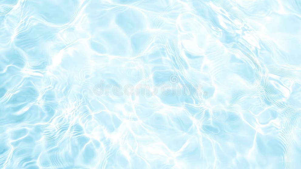 A Smooth Water Surface with Delicate Wavy Ripples and Soft Reflections ...