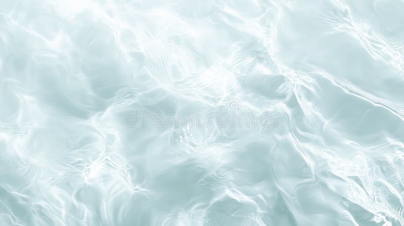 A Smooth Water Surface with Delicate Wavy Ripples and Soft Reflections ...