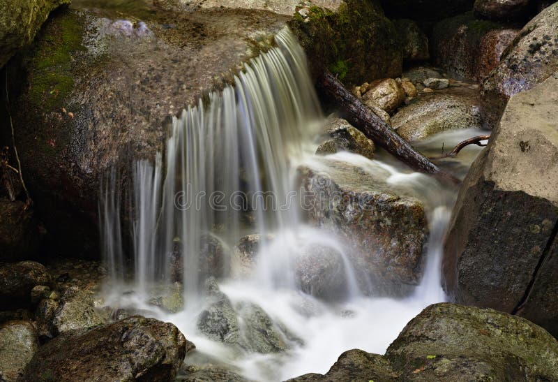 Smooth Water of a Waterfall Stock Photo - Image of stream, smooth: 21364342
