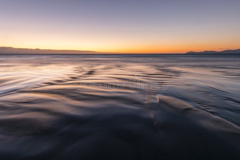 The Smooth Waters of a Mountain Lake Stock Photo - Image of peak ...