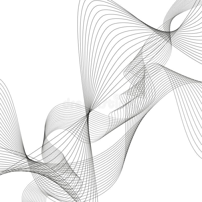 Smooth Wave Abstract Vector Background Layout Layout Design Stock ...