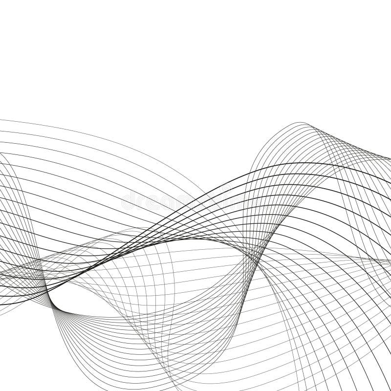 Smooth Wave Abstract Vector Background Layout Layout Design Stock ...