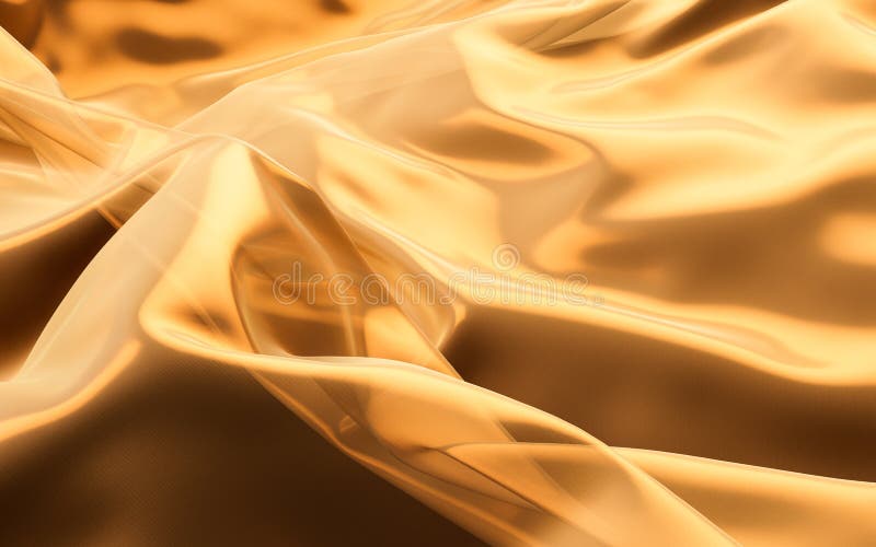 Smooth Wave Cloth Background, 3d Rendering Stock Illustration ...