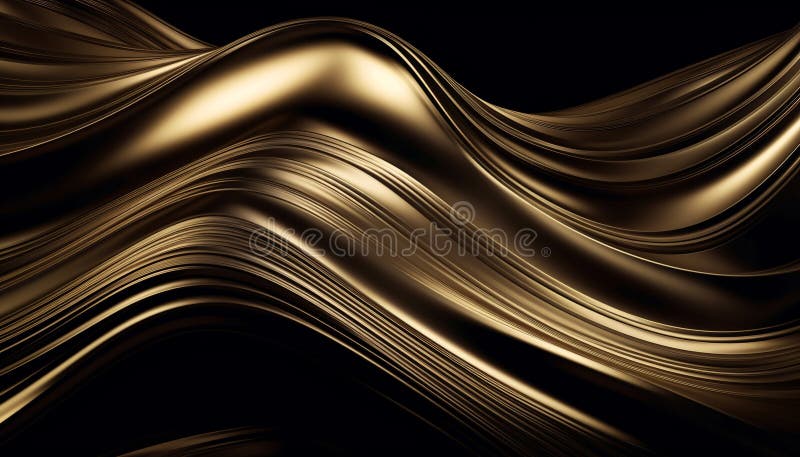 Smooth Wave Pattern in Shiny, Modern Backdrop Generated by AI Stock ...