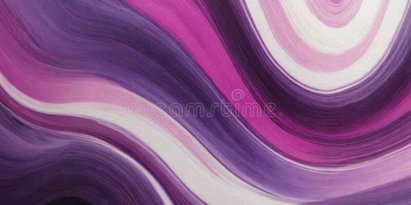 Smooth Waves of Layers of Gradient Layers of Purple Shade. Liquid Paint ...
