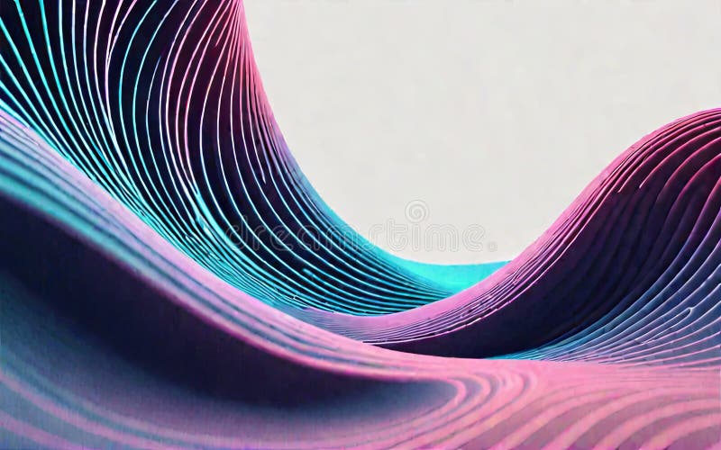 Abstract Smooth Wave Motion Illustration Vector Illustration. Stock ...