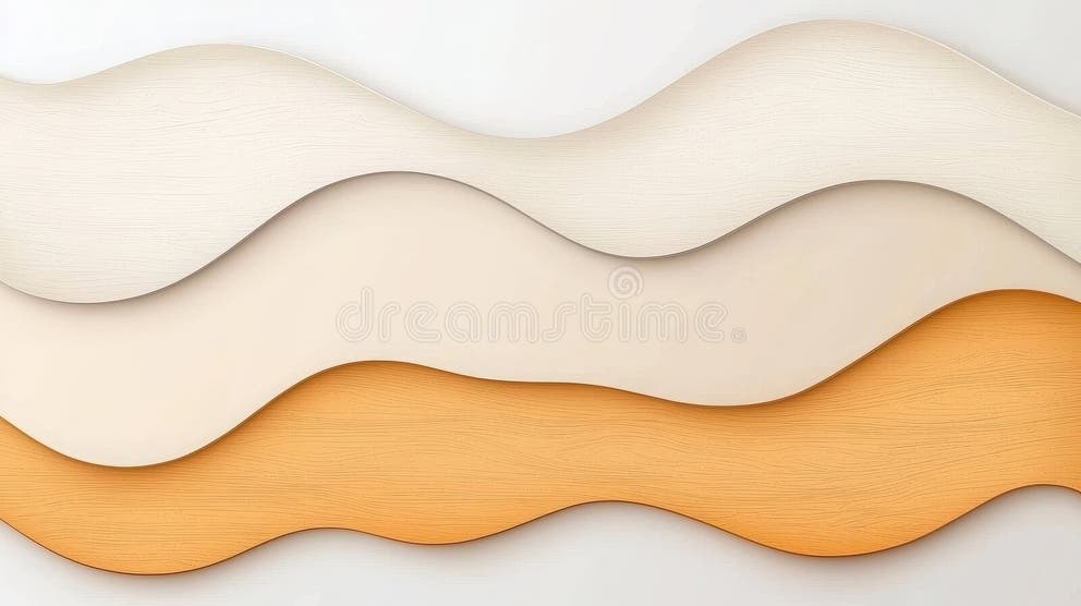 Smooth Waves of Neutral Tones in an Elegant Abstract Background Design ...