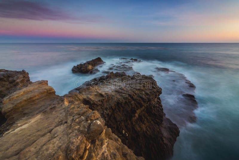 Smooth Waves at Sequit Point Stock Image - Image of destination ...