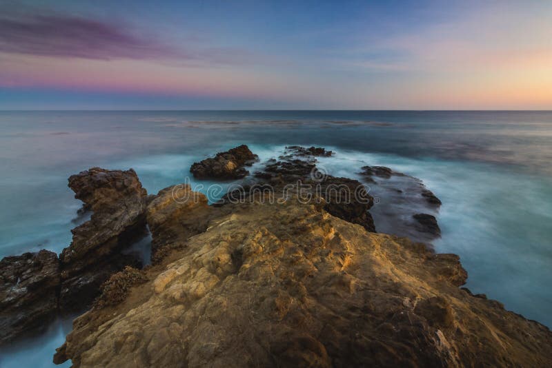 Smooth Waves at Sequit Point Stock Photo - Image of formation, beach ...