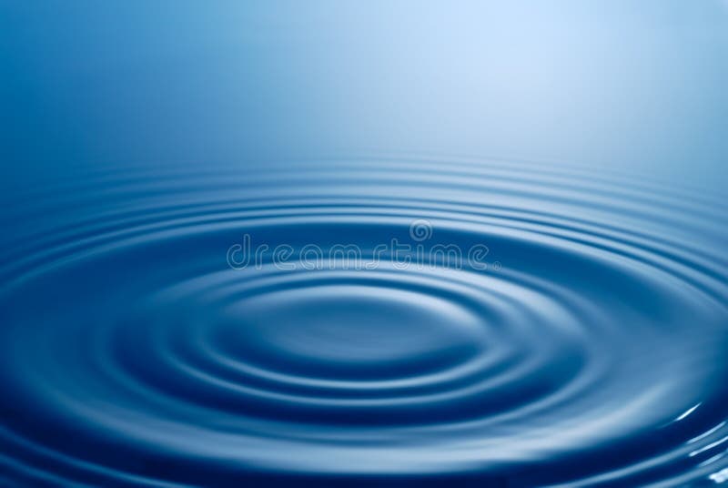 Smooth Waves on Water Surface Stock Image - Image of clean, circles ...