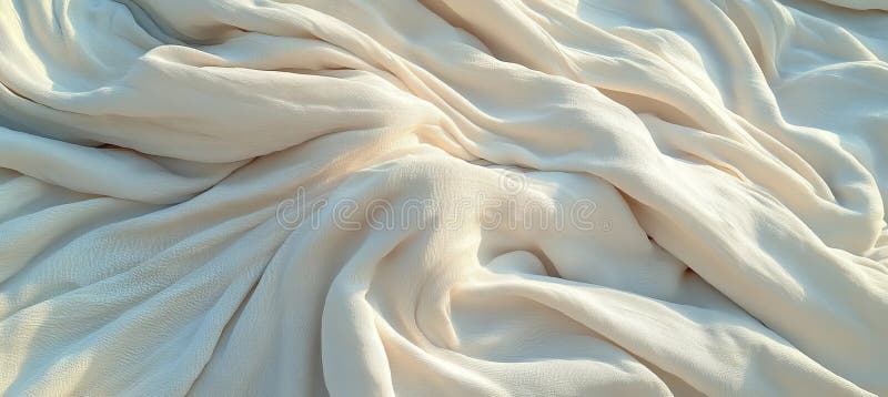 Smooth Wavy Lines on an Abstract White Background Create an Elegant ...