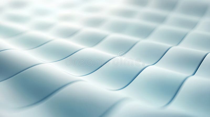 Undulating White Surface with Soft, Flowing Curves Creates a Serene ...